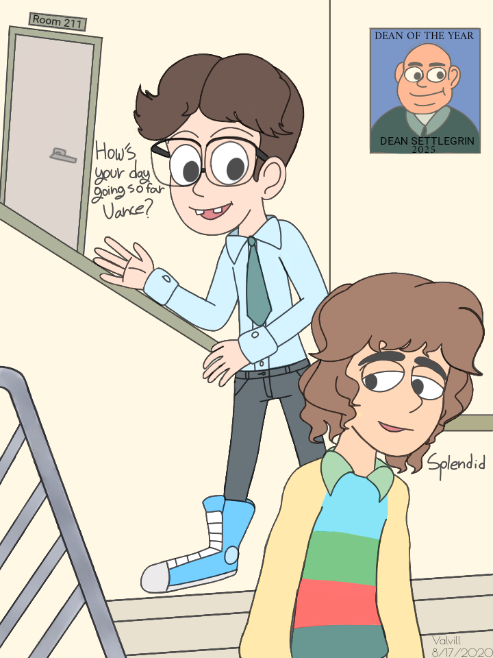 Mevlon and Vance drawing by Valeria | Doodle Addicts