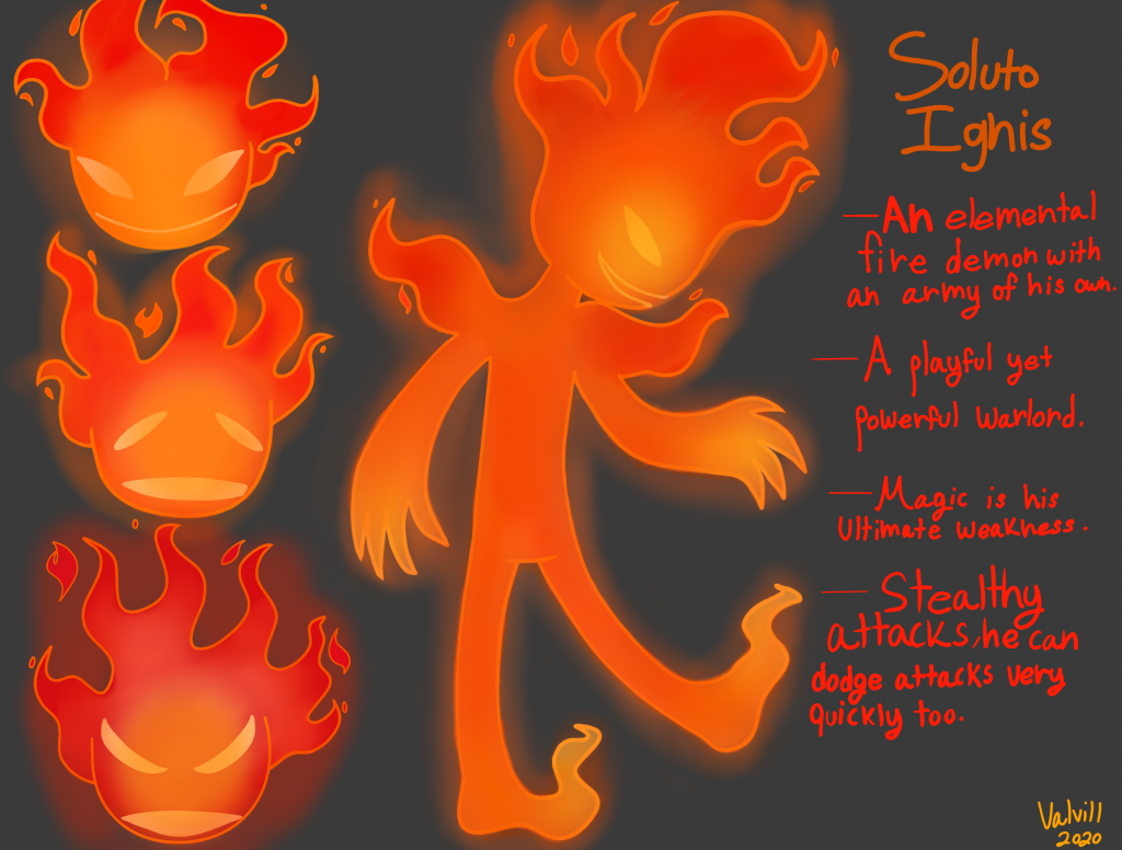 Soluto Ignis drawing by Valeria | Doodle Addicts