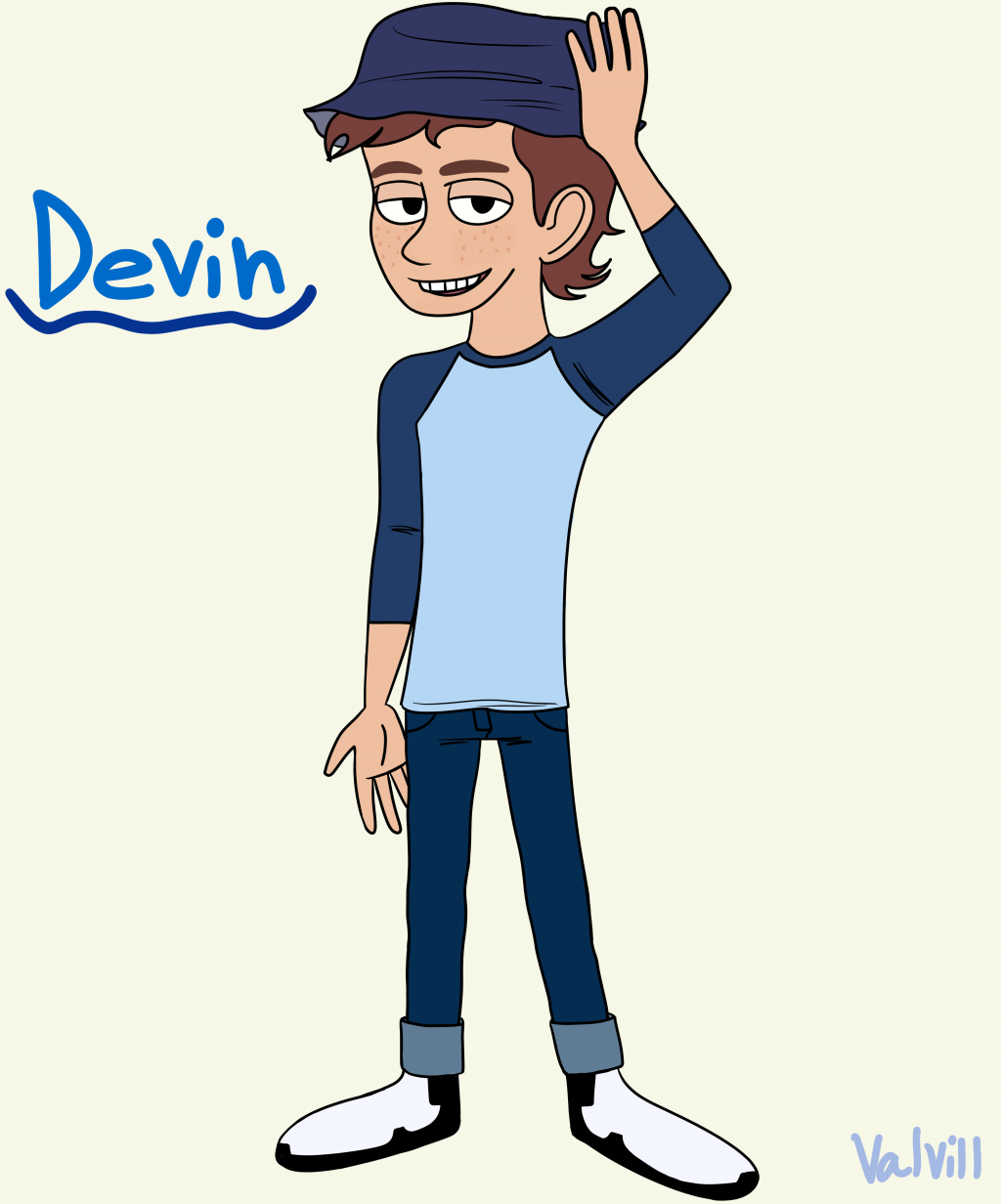 Devin drawing by Valeria | Doodle Addicts