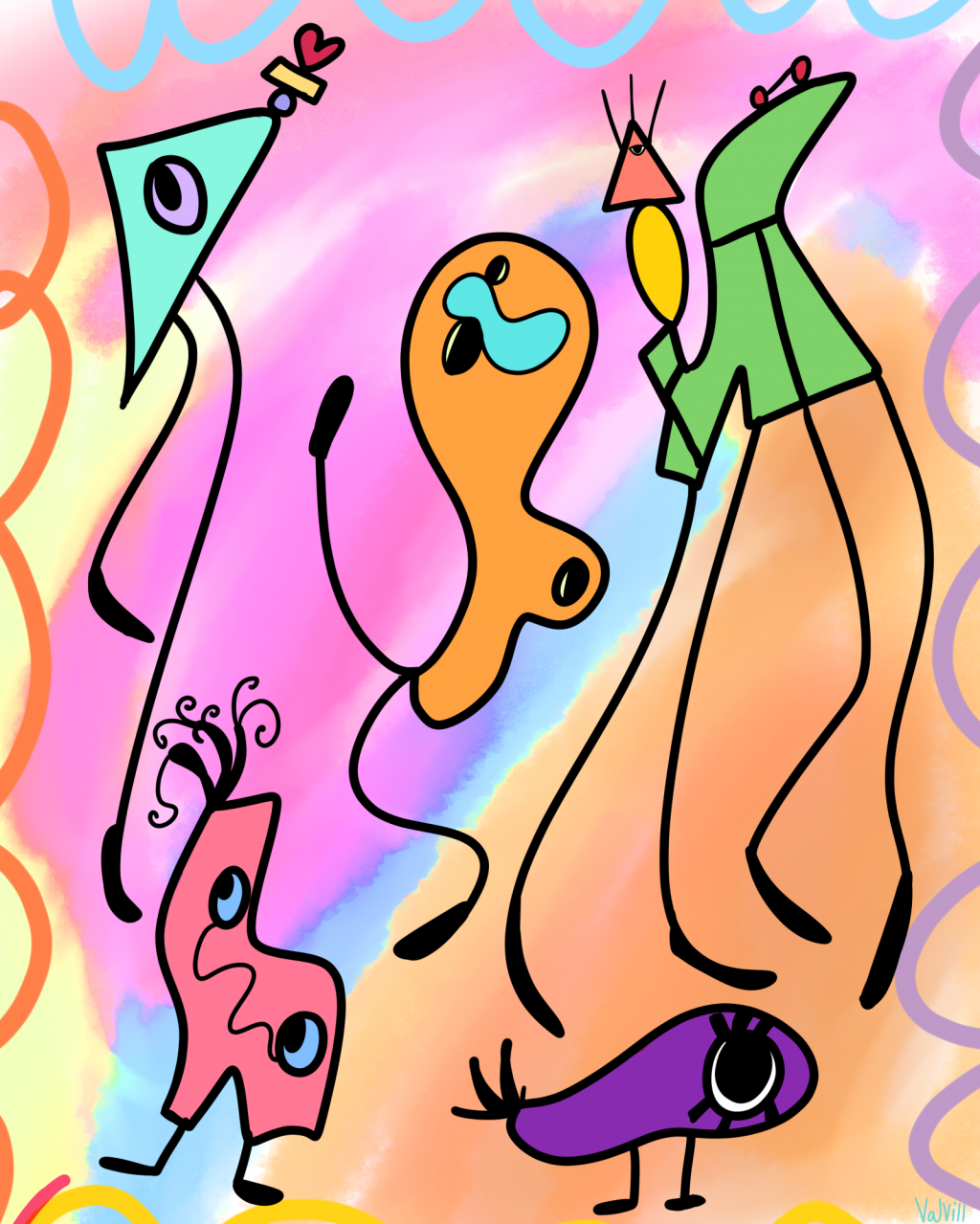 Uniquely flawed drawing by Valeria | Doodle Addicts