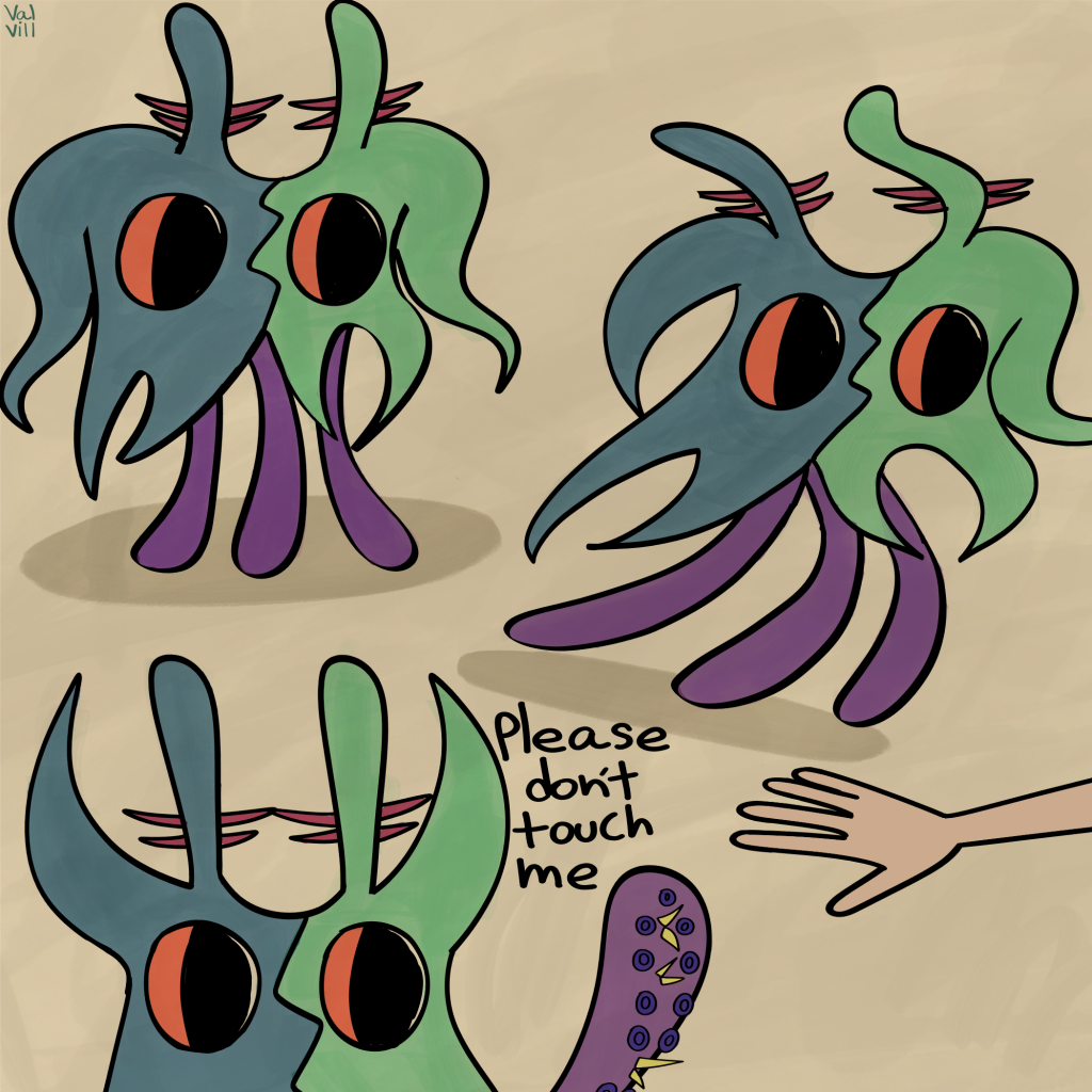 Random monster/creature drawing drawing by Valeria | Doodle Addicts