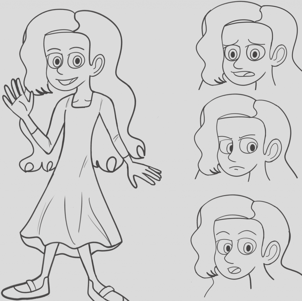 Abigail drawing by Valeria | Doodle Addicts