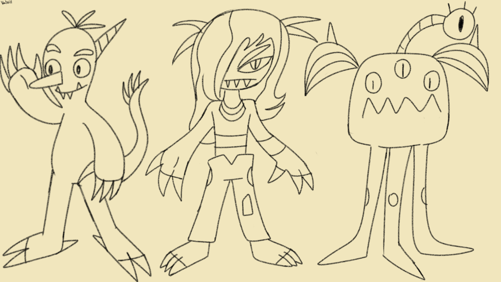 Imps drawing by Valeria | Doodle Addicts