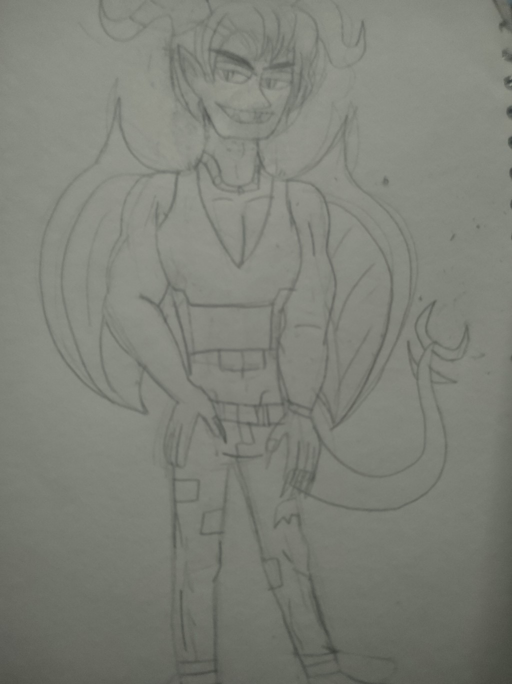 Dezeo The Incubus drawing by Valeria | Doodle Addicts