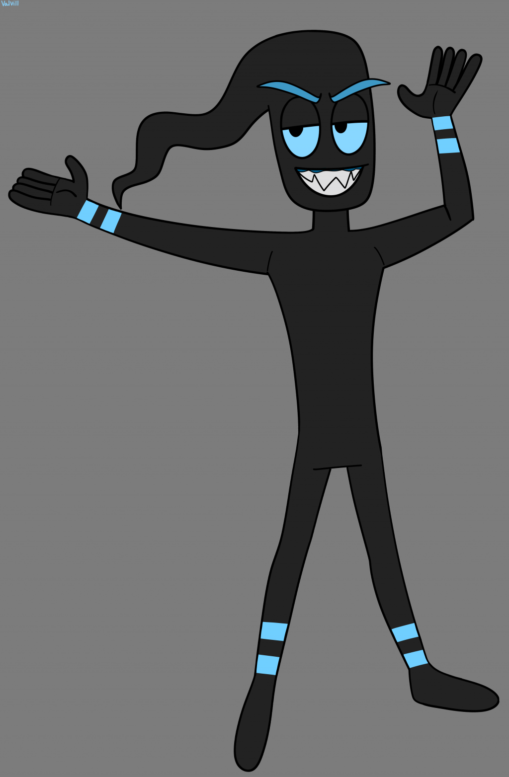 The shadow nuisances (shadow demon OCS) drawing by Valeria | Doodle Addicts