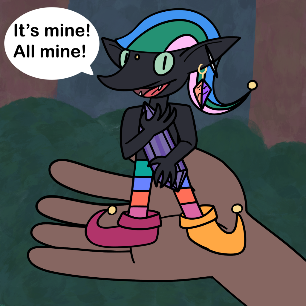 Little troublemaker drawing by Valeria | Doodle Addicts