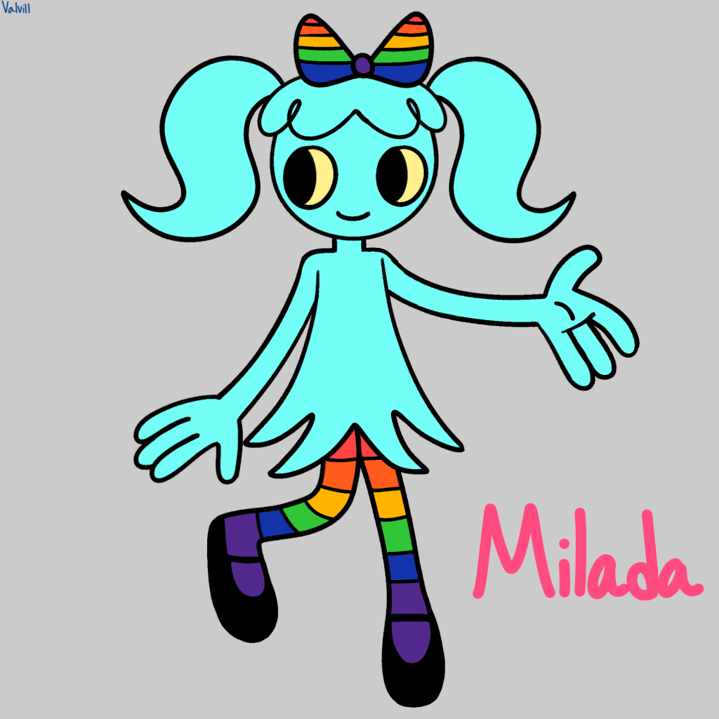Milada The Little Ghost Girl (ghost OC) drawing by Valeria | Doodle Addicts