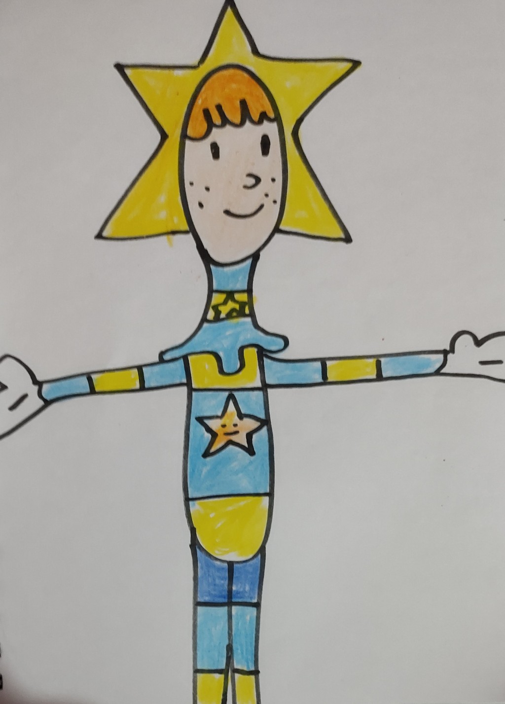 Aldo t pose drawing by Valeria | Doodle Addicts