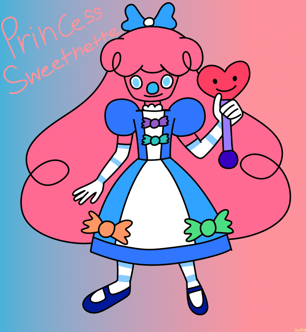Princess Sweetnette (candy oc) drawing by Valeria | Doodle Addicts