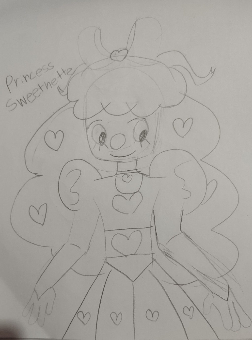Princess Sweetnette (candy oc) drawing by Valeria | Doodle Addicts