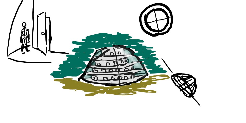 Ingrid's biodome drawing by NAJ | Doodle Addicts