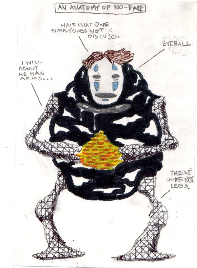 no face drawing by NAJ | Doodle Addicts