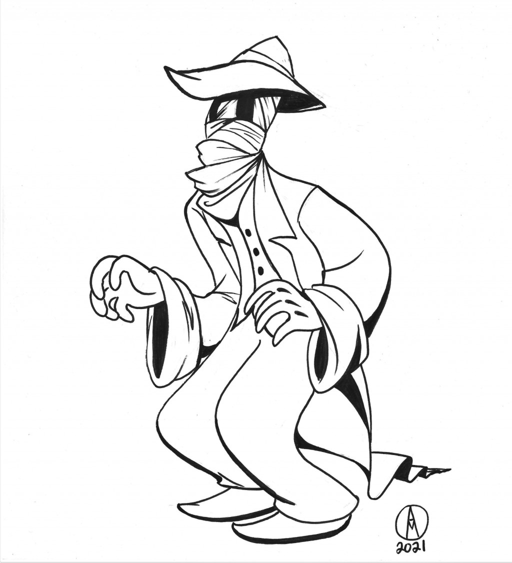 Invisible Man Drawing