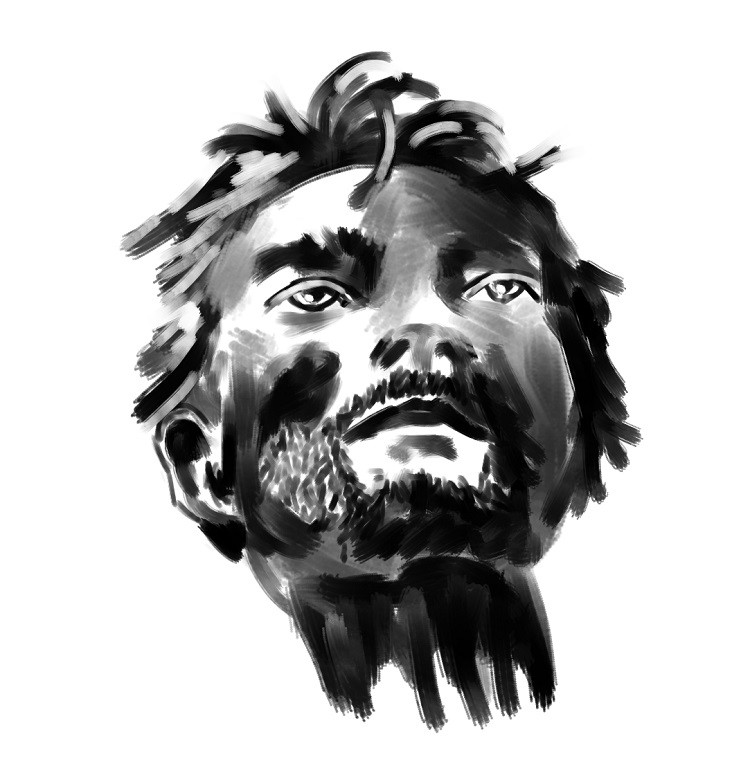 Doodle Portrait drawing by Ettienne Short | Doodle Addicts