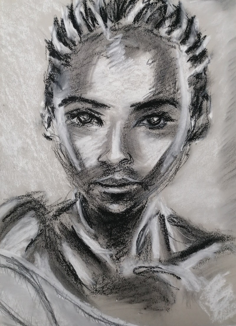 Doodle Portrait drawing by Ettienne Short | Doodle Addicts