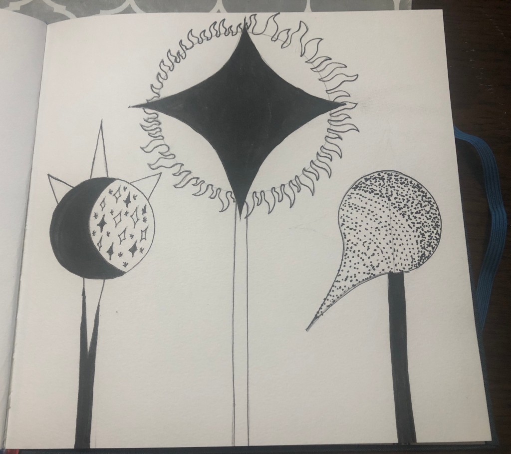 Celestial drawing by Jeanette | Doodle Addicts