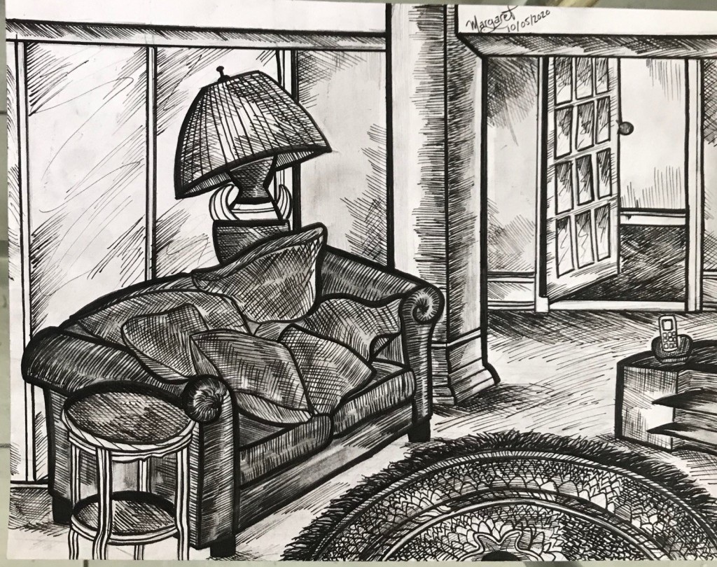 A Room drawing by Margaret | Doodle Addicts