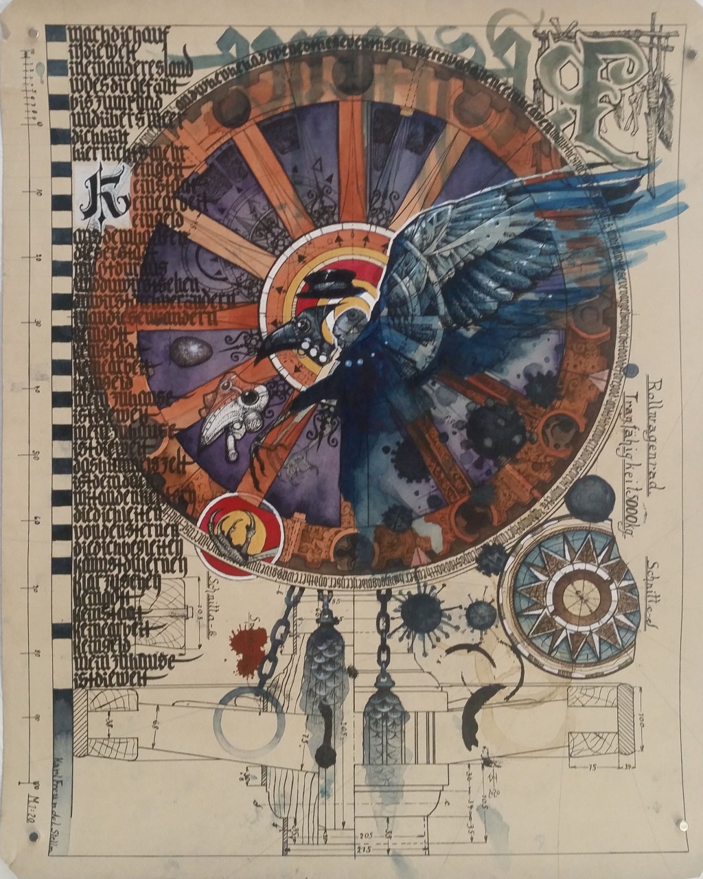 Pestilence drawing by Travis D. Hendrix | Doodle Addicts