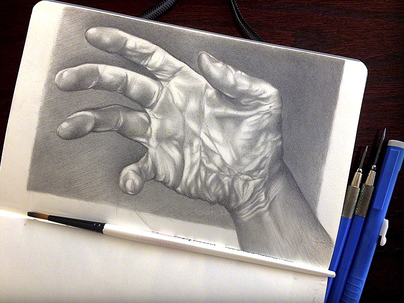 Grasping Hand II drawing by Joer_B | Doodle Addicts