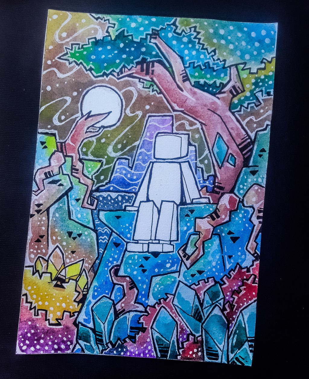 BLANK SPACE drawing by Lukman Hakim Huda | Doodle Addicts