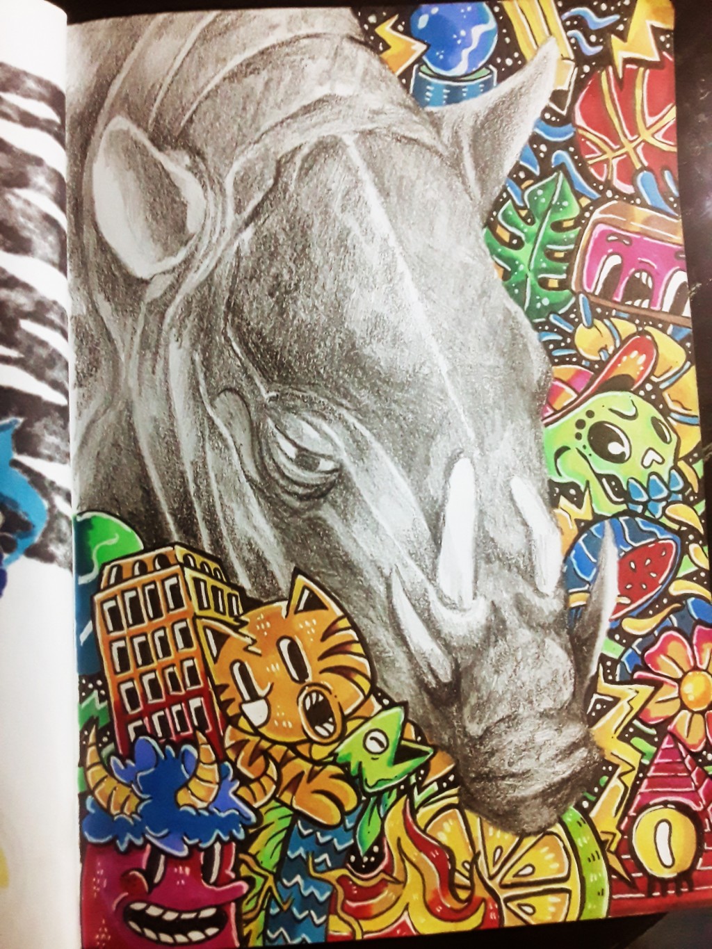BABIRUSA drawing by Lukman Hakim Huda | Doodle Addicts