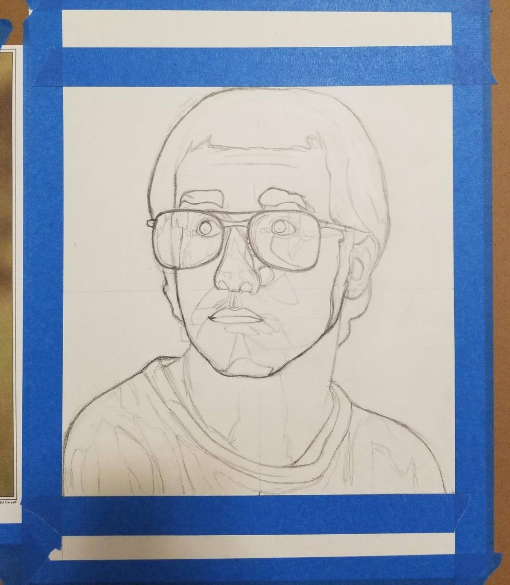 Elton John drawing by Maia Palomar | Doodle Addicts