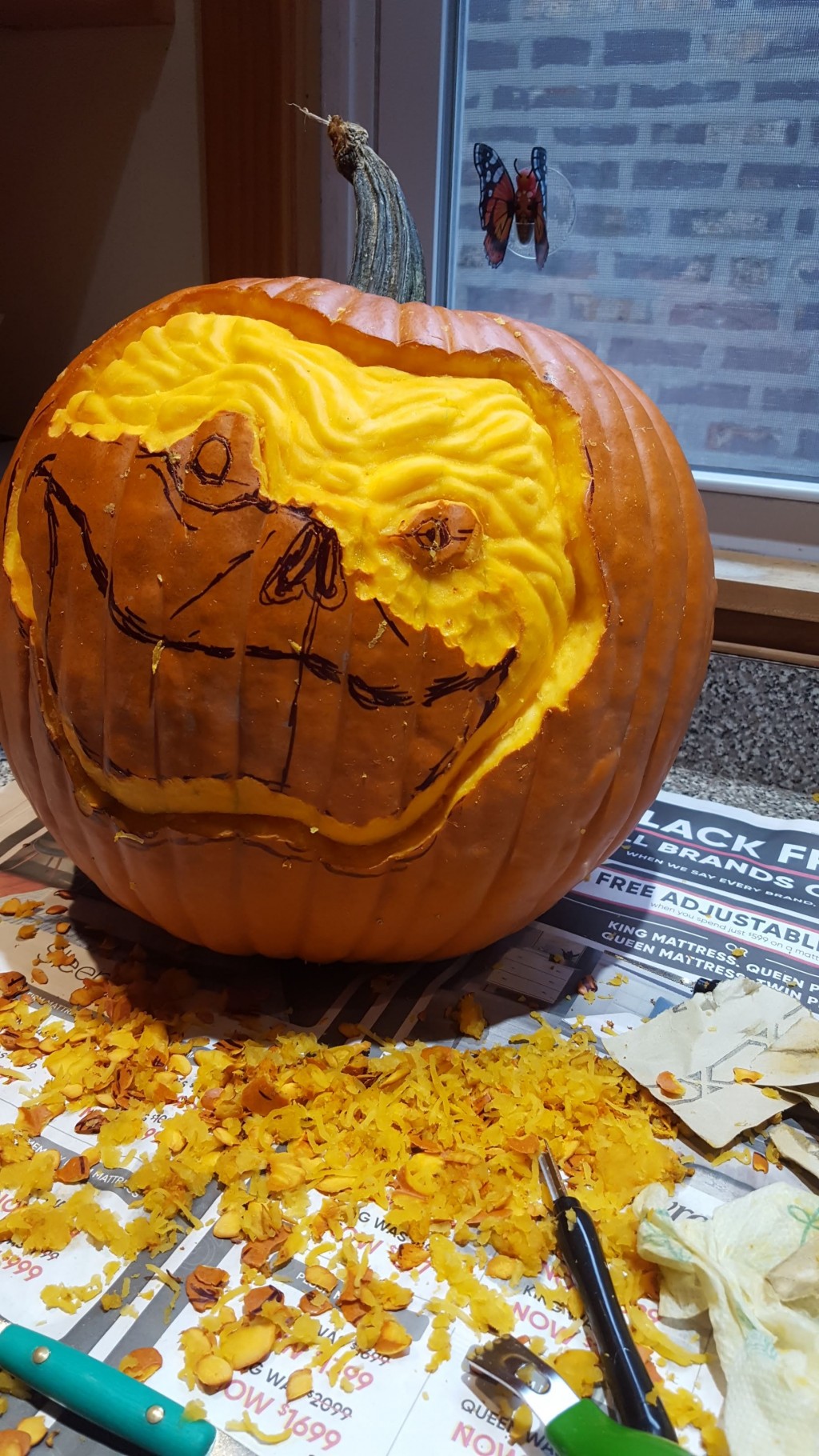 Pumpkin Pt. 2 drawing by Maia Palomar | Doodle Addicts