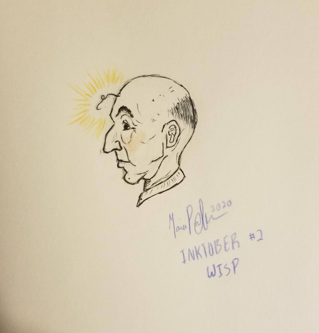 Wisp of Hair for Larry drawing by Maia Palomar | Doodle Addicts