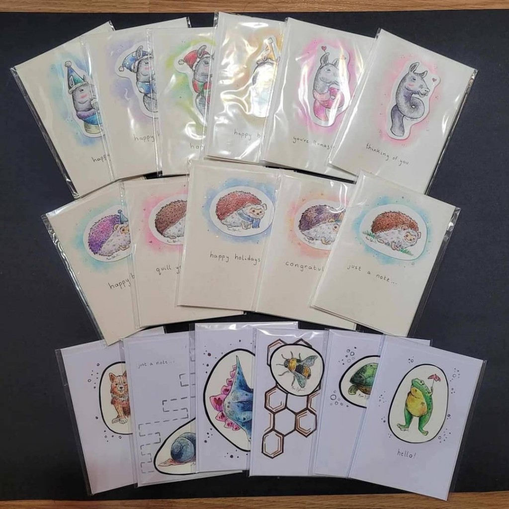 Greeting Cards drawing by Maia Palomar | Doodle Addicts