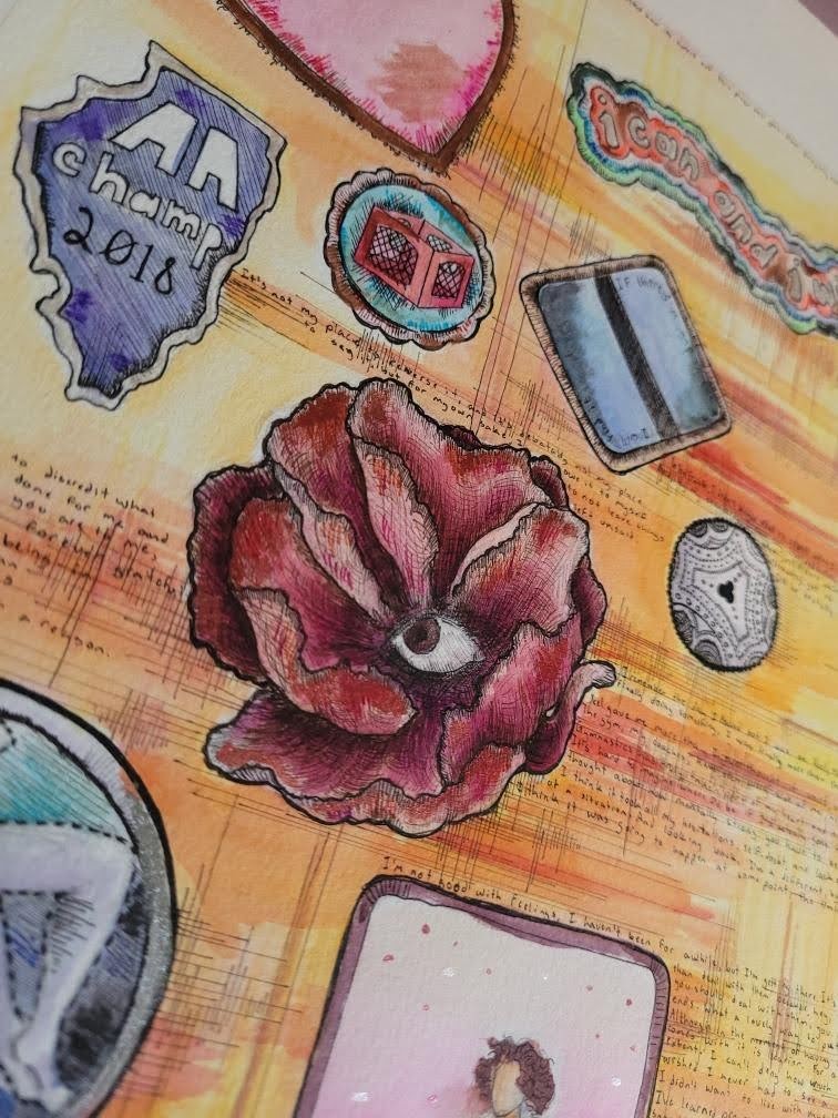 Here We Are drawing by Maia Palomar | Doodle Addicts