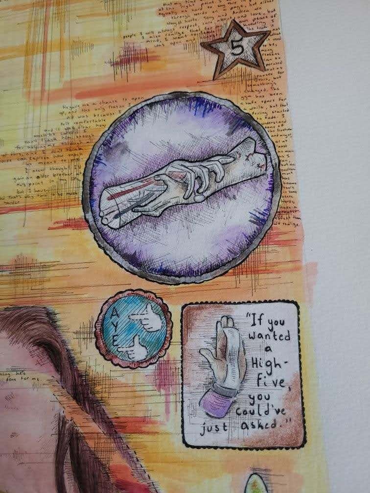 Here We Are drawing by Maia Palomar | Doodle Addicts