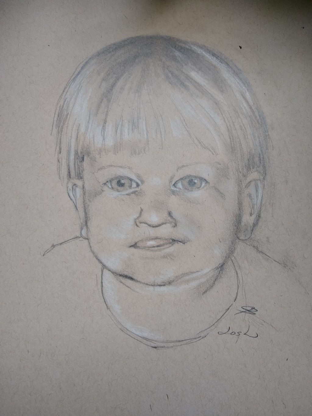 Josh concentrating drawing by JenniferG | Doodle Addicts