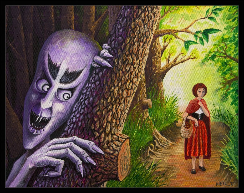 Menace drawing by Neil Tackaberry | Doodle Addicts