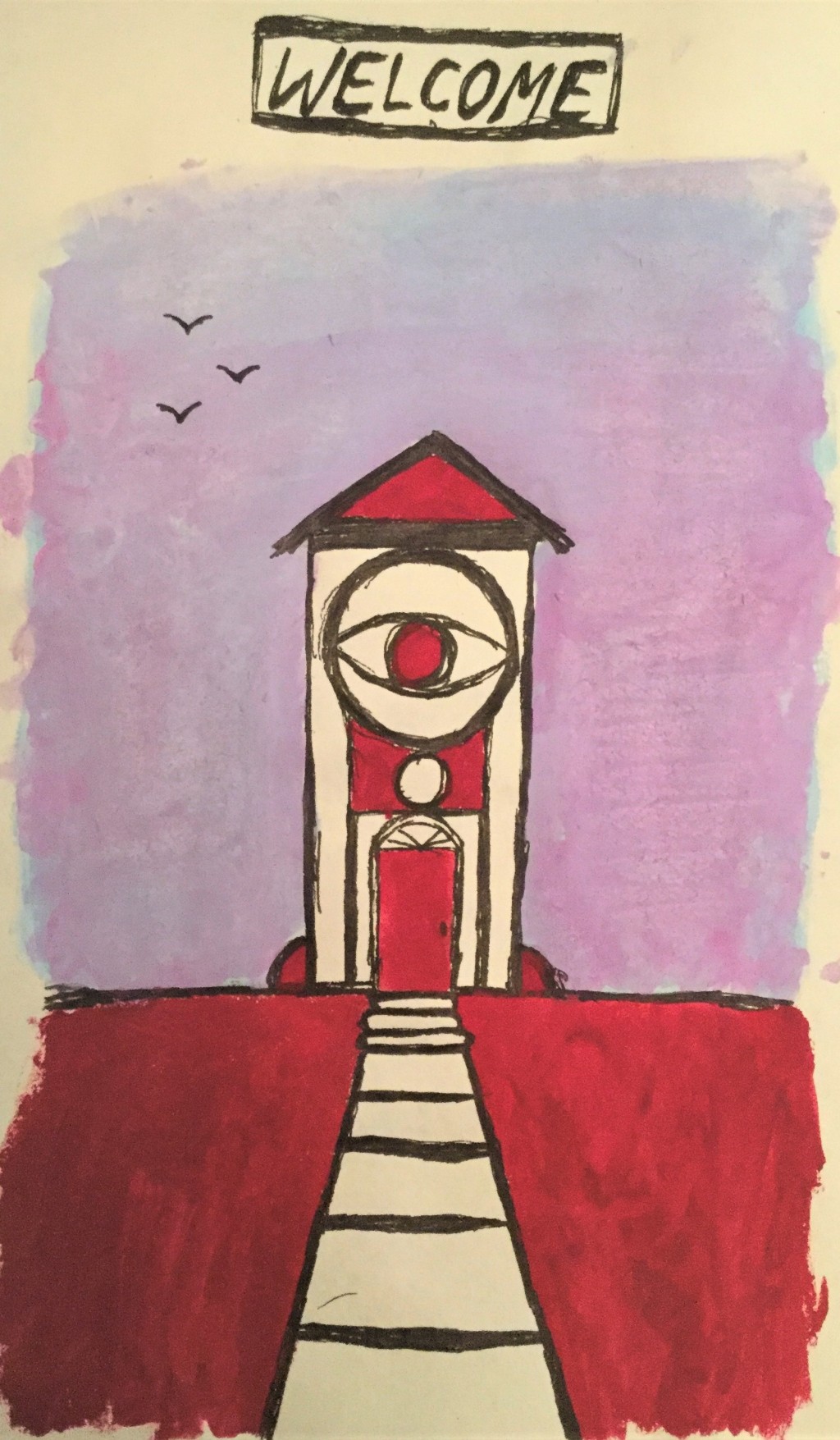 Welcome drawing by Elias Rosenshaw | Doodle Addicts