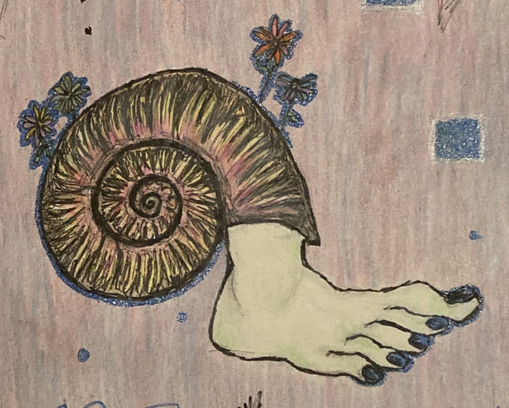 The Foot drawing by Elias Rosenshaw | Doodle Addicts