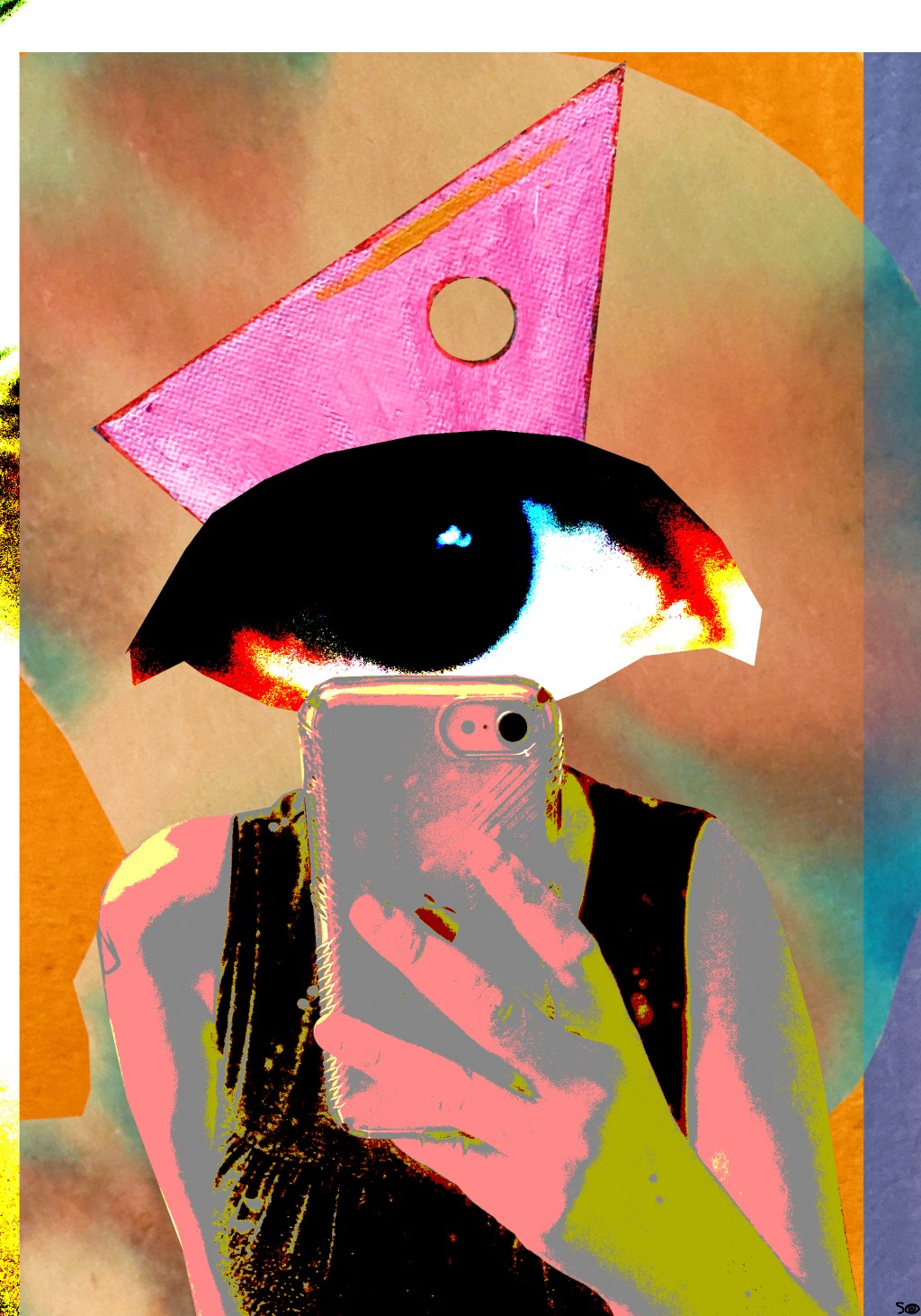 Self-Portrait drawing by Elias Rosenshaw | Doodle Addicts