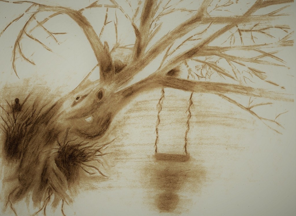 Spooky Tree drawing by Suzette | Doodle Addicts