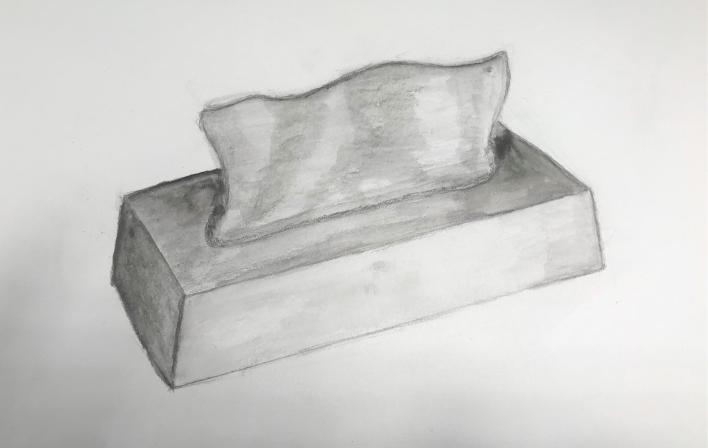 The Tissue Box drawing by Suzette | Doodle Addicts