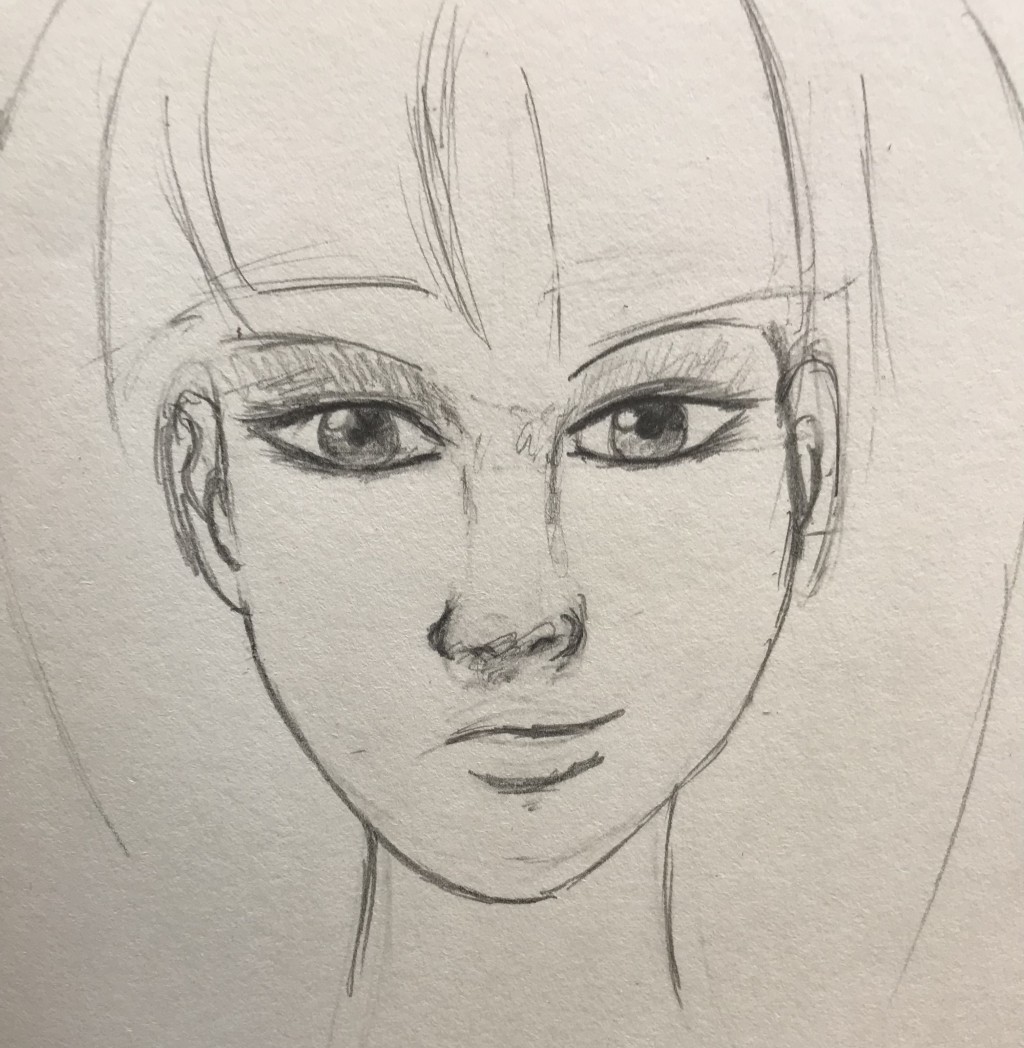 Face practice drawing by Suzette | Doodle Addicts