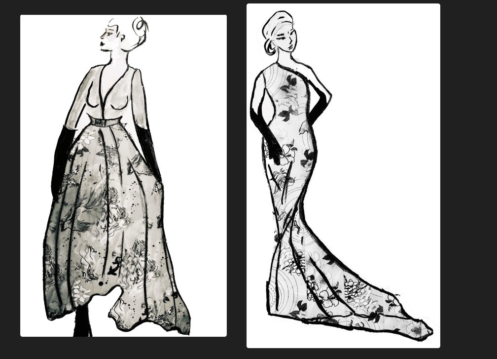 Fashion Figure Practice drawing by Suzette | Doodle Addicts