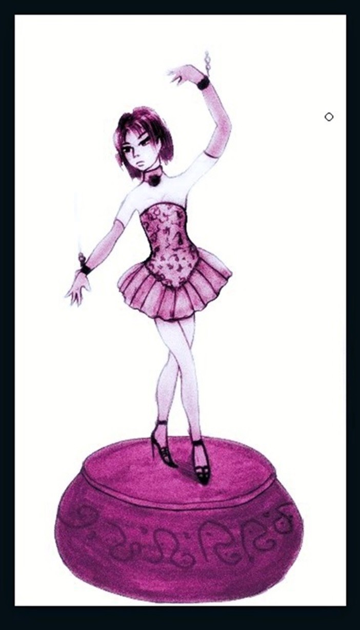 Pink Ballerina drawing by Suzette | Doodle Addicts