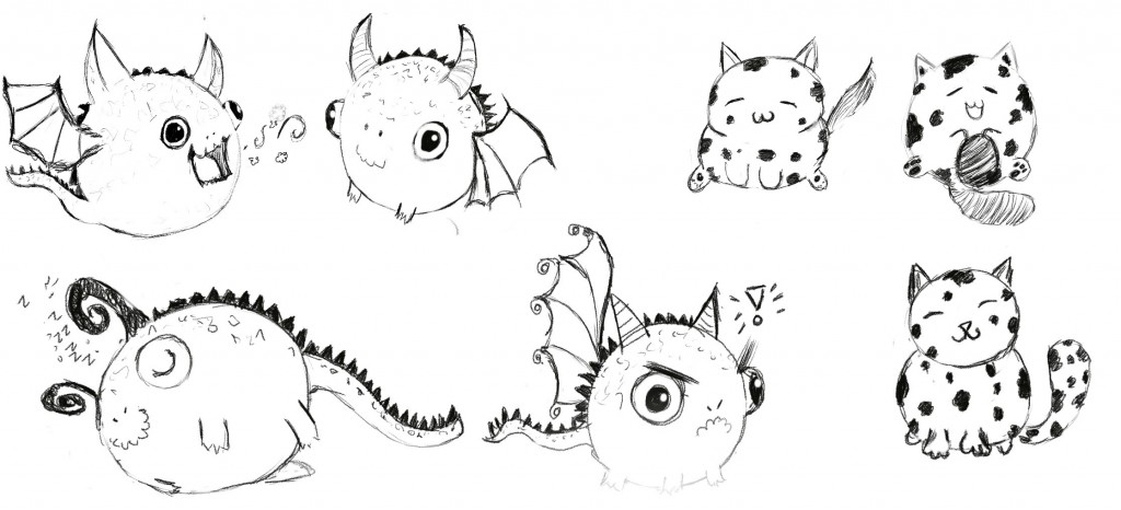 Round Creatures drawing by Suzette | Doodle Addicts