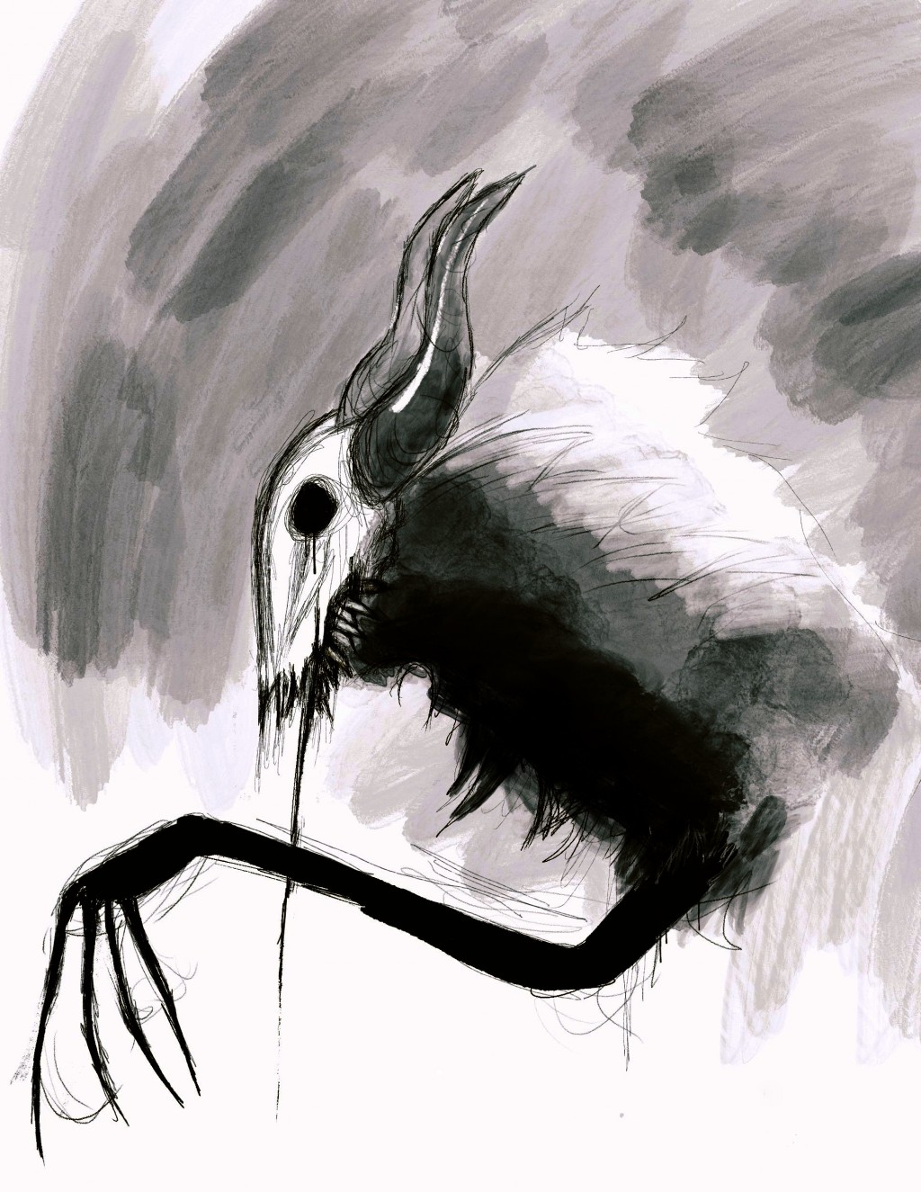 Wendigo drawing by Suzette | Doodle Addicts