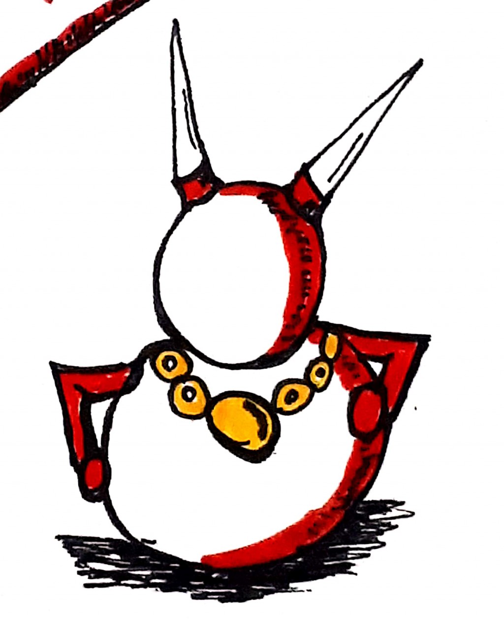 Bile Demon drawing by Daniel Gräfen | Doodle Addicts