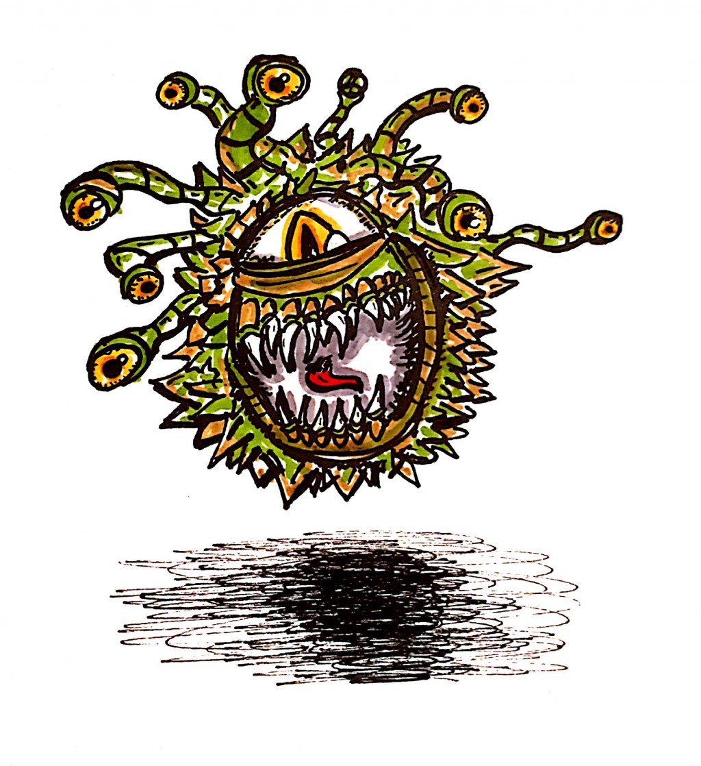 Beholder drawing by Daniel Gräfen | Doodle Addicts