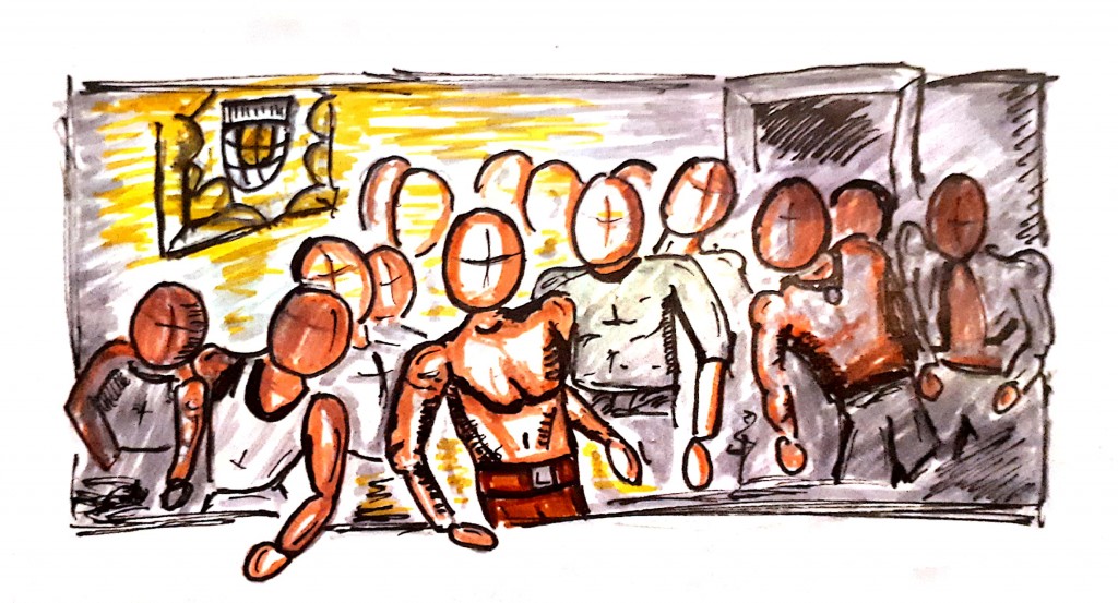 Fight Club drawing by Daniel Gräfen | Doodle Addicts