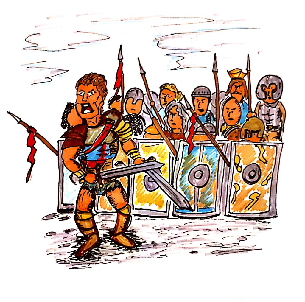 Spartacus Drawing By Daniel Gräfen Doodle Addicts