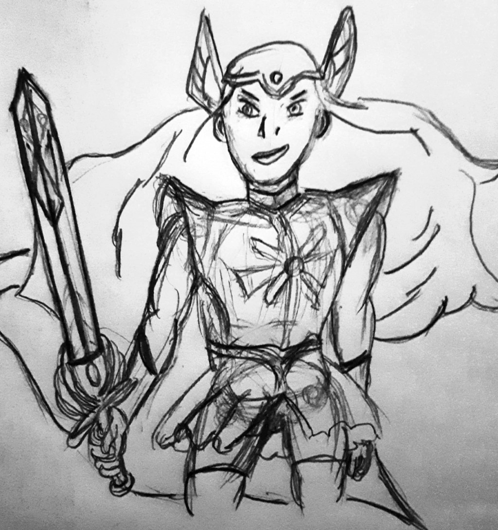 She-Ra drawing by Daniel Gräfen | Doodle Addicts