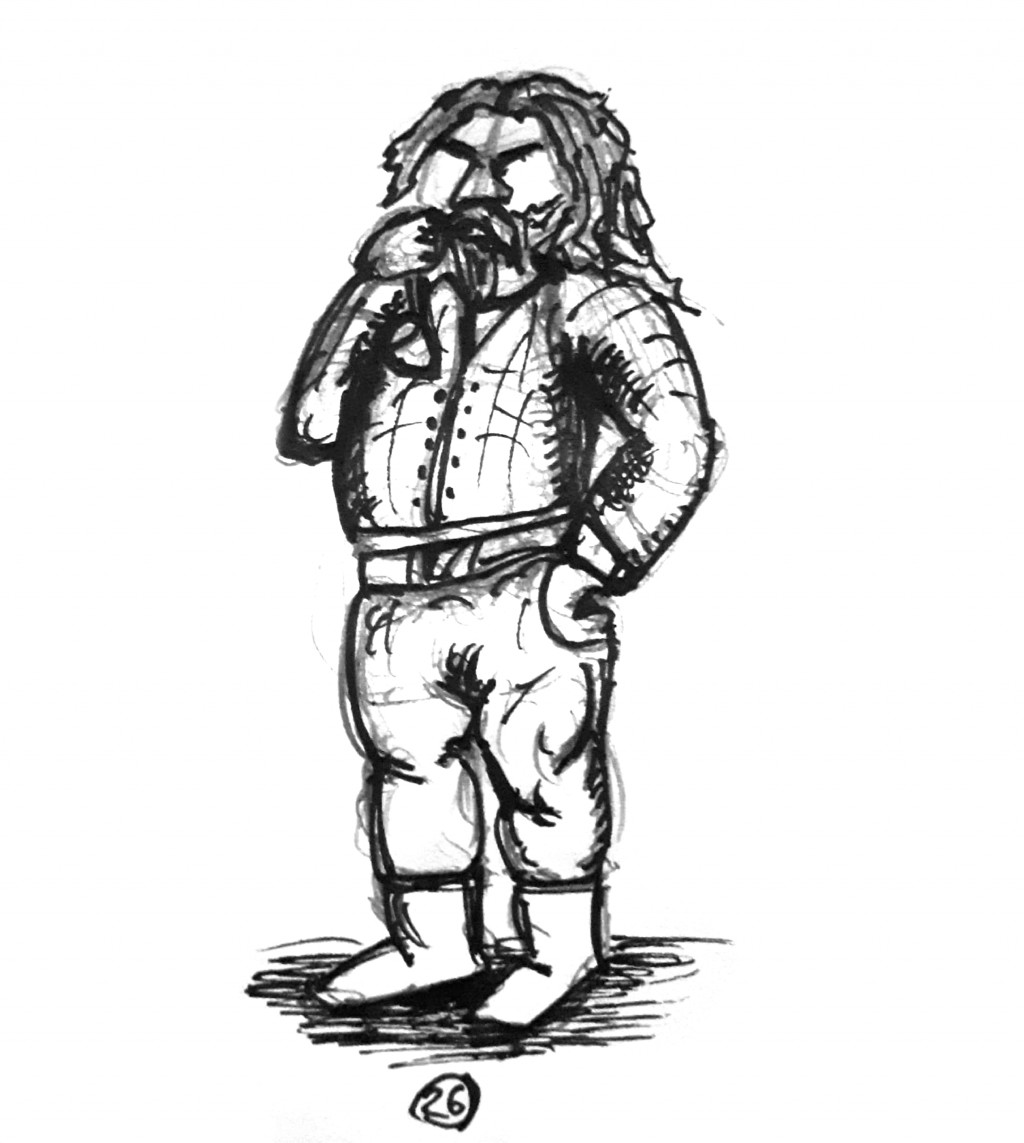 Captain drawing by Daniel Gräfen | Doodle Addicts