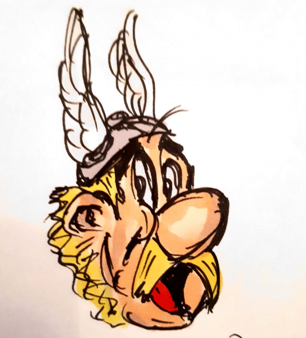 Asterix drawing by Daniel Gräfen | Doodle Addicts